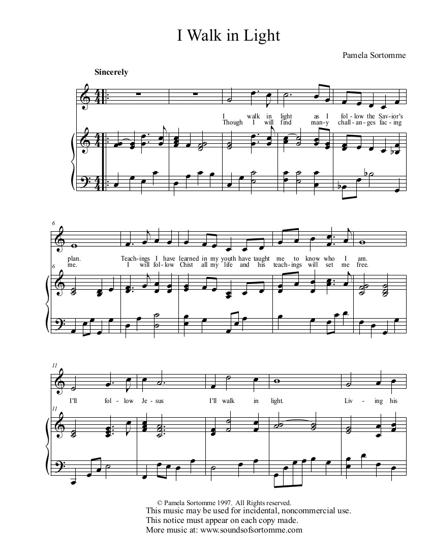 Sacred/Primary Children’s Songs